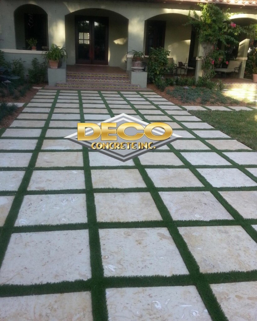 Decorative Concrete in Pinecrest, Miami, Miami Beach, and Palmetto Bay